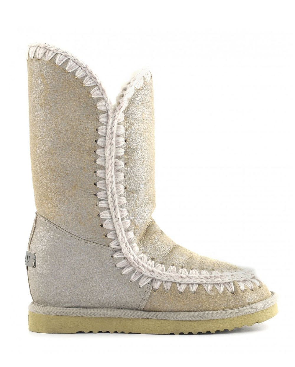 MOU Eskimo inner wedge tall stone metallic – Suma s Moda