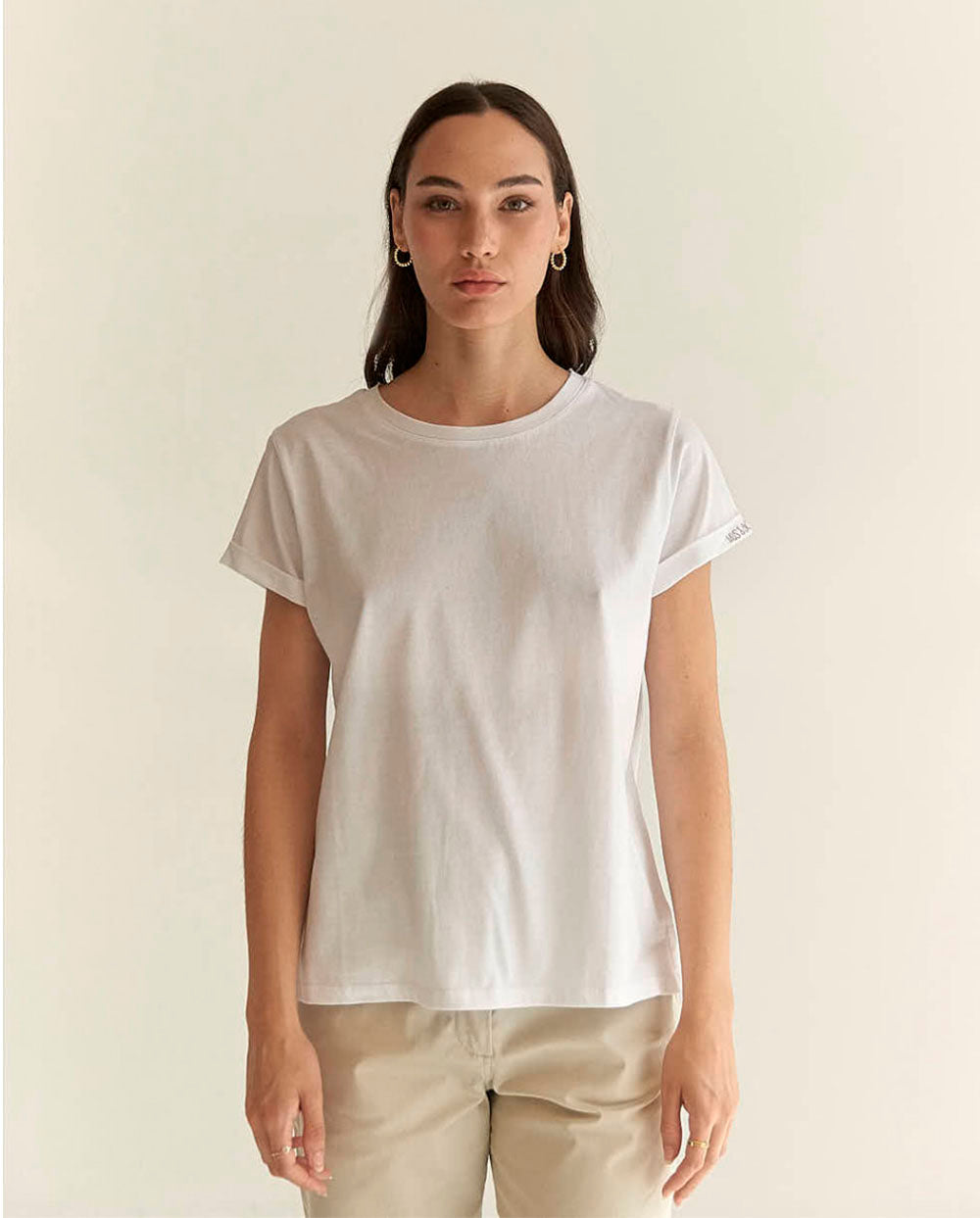 Camiseta básica blanca Mus & bombón – Suma s Moda
